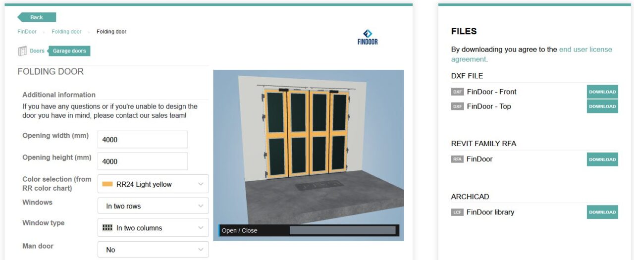 BIM-Objects | FinDoor North America